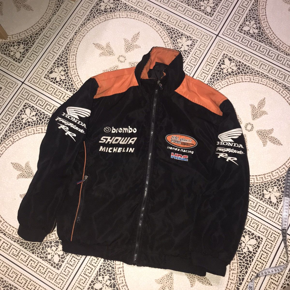 Honda × NASCAR × Racing Honda racing hrc hitach hm plant jacket bomber ...