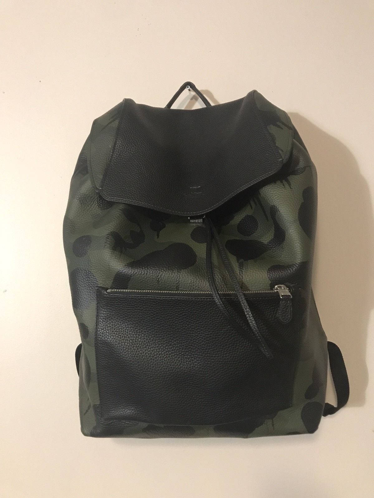 Coach COACH Wild Beast Print Large Manhattan Leather Backpack | Grailed