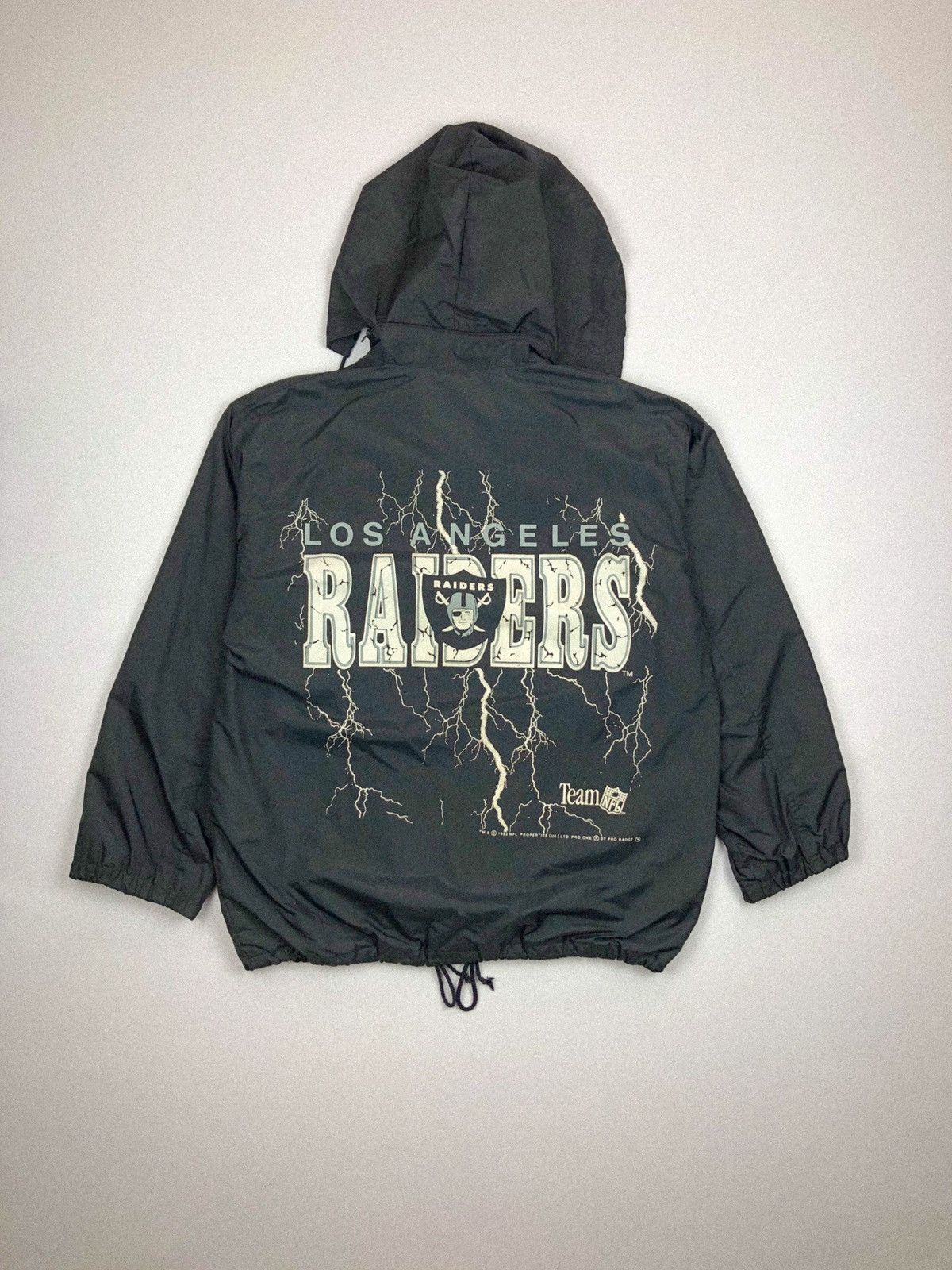 Vintage Rare Vintage 1992 Los Angeles Raiders Jacket Big Logo | Grailed