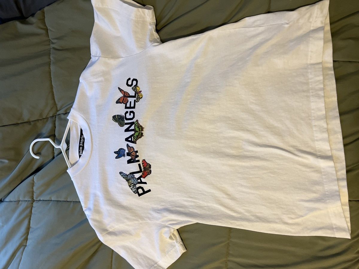 Palm Angels Palm Angels Butterfly College Tee SS20 | Grailed
