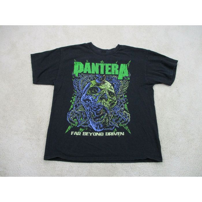 Vintage Pantera Shirt Adult Extra Large Black Green Far Beyond Driven ...