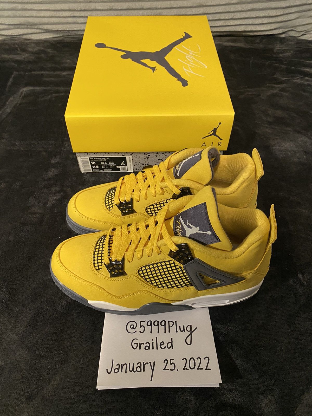 Jordan Brand × Nike Jordan 4 Retro Lighting (2021) | Grailed