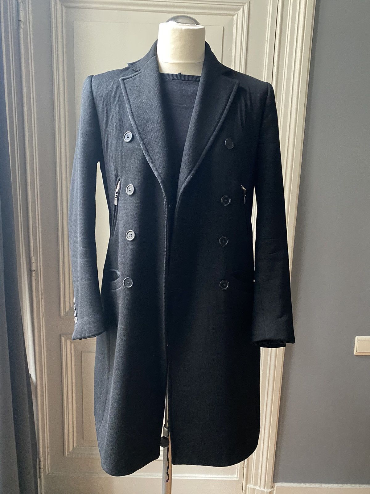 Italian Designers Classic double breasted Italian wool coat | Grailed