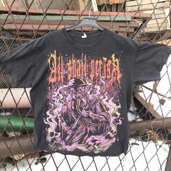 Vintage All Shall Perish Die Mother Fucker T Shirt Grailed