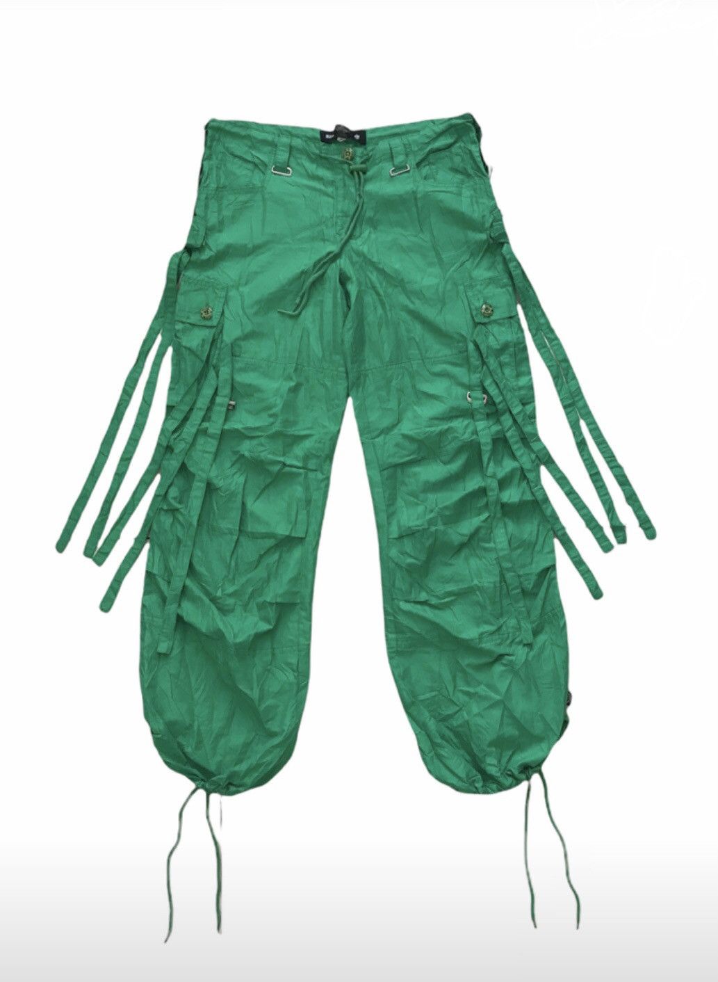 Designer Parachute Bondage Strap Cargo Pants ILLIG | Grailed