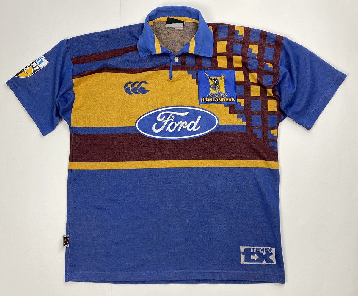 Ford × Vintage Vintage Canterbury Ford Otago Highlanders Rugby Jersey ...
