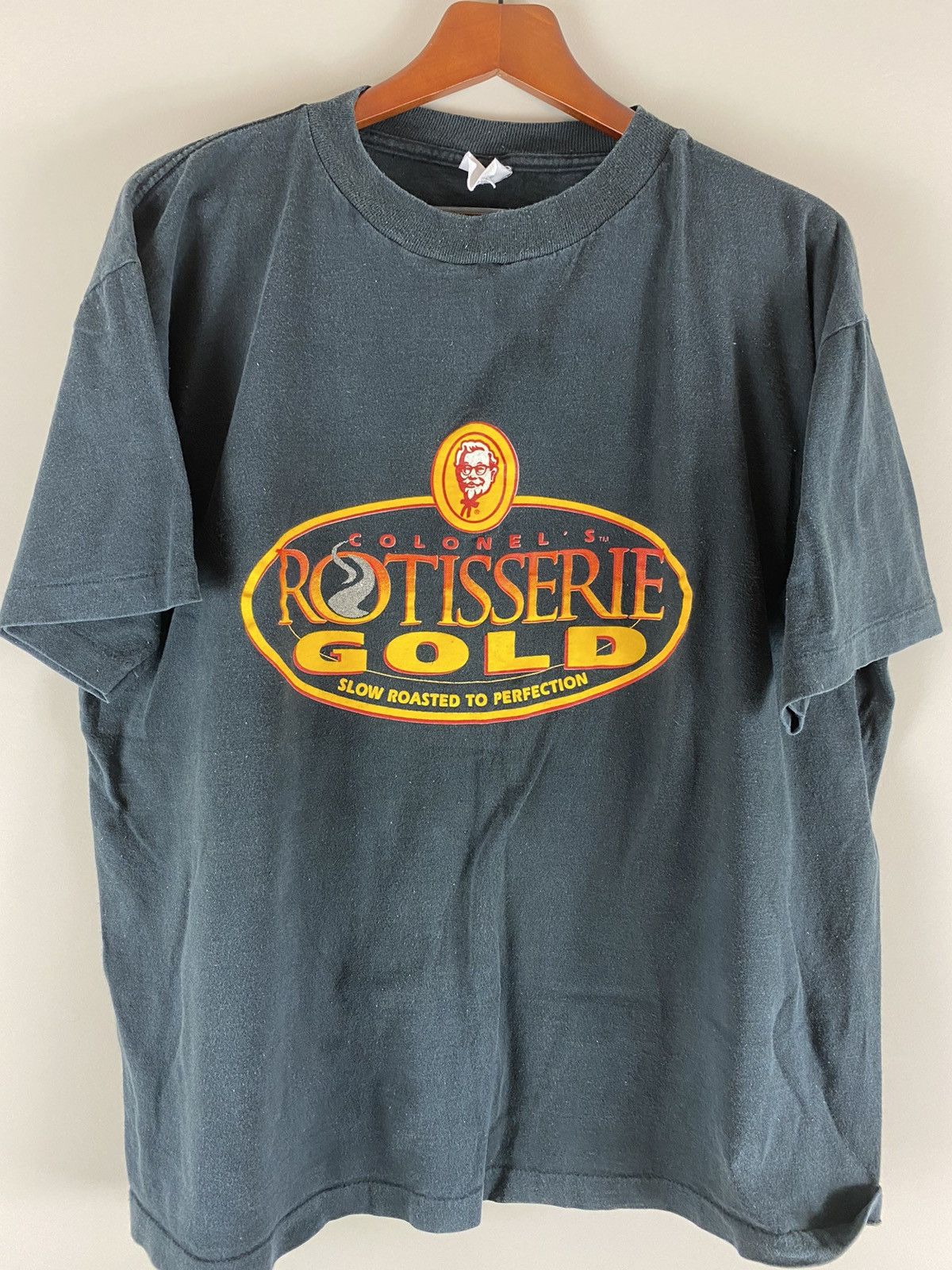 Streetwear × Vintage Vintage KFC Rotisserie Gold 1993 single stitch ...