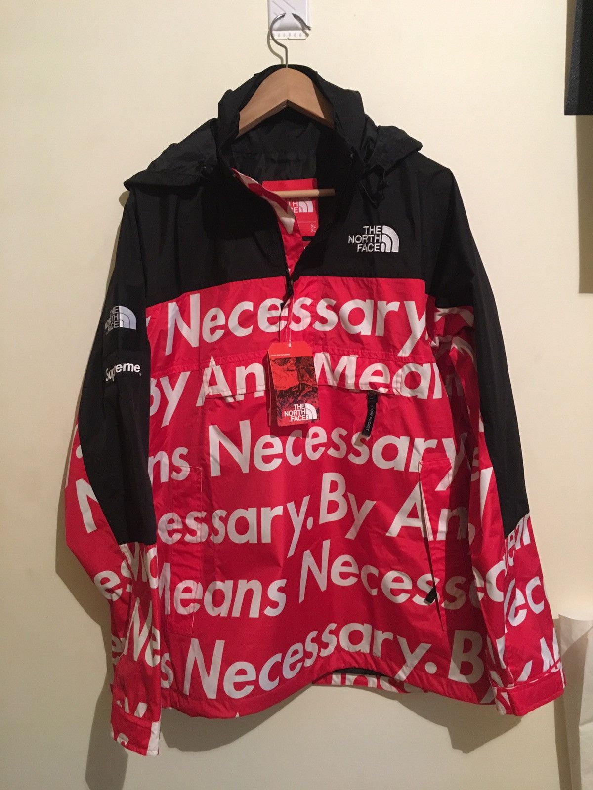 Supreme FW15 BNWT Supreme X TNF BAMN By Any Means Necessary Parka ...