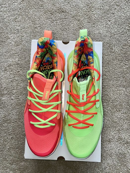 Under Armour Curry 7 Sour Patch Kids *MISMATCH* | Grailed