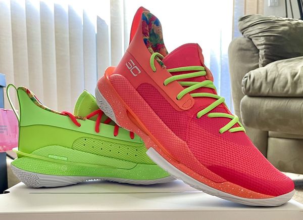 Under Armour Curry 7 Sour Patch Kids *MISMATCH* | Grailed