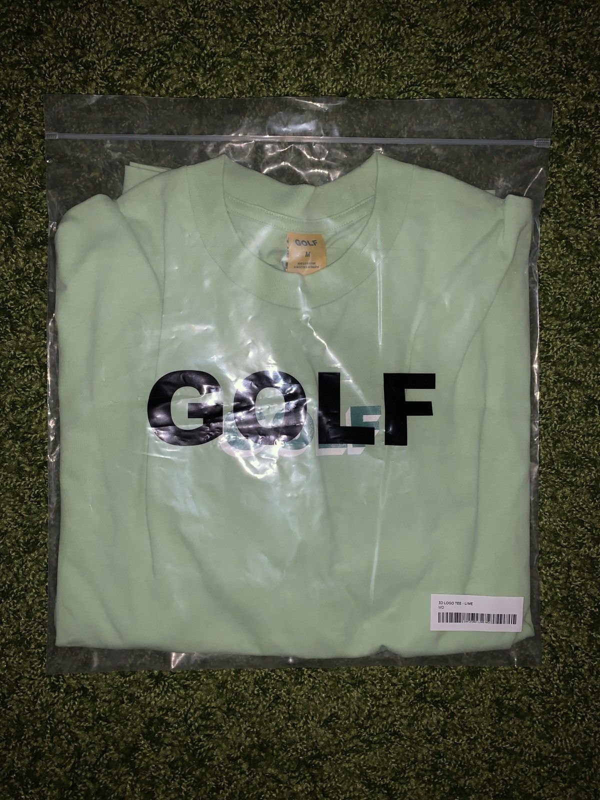 Golf Wang Mint green Golf Wang 3D logo tee | Grailed