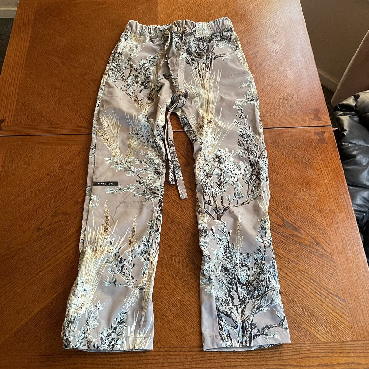 Fear of God Fear of God Baggy Nylon Pant Prairie Ghost Camo | Grailed
