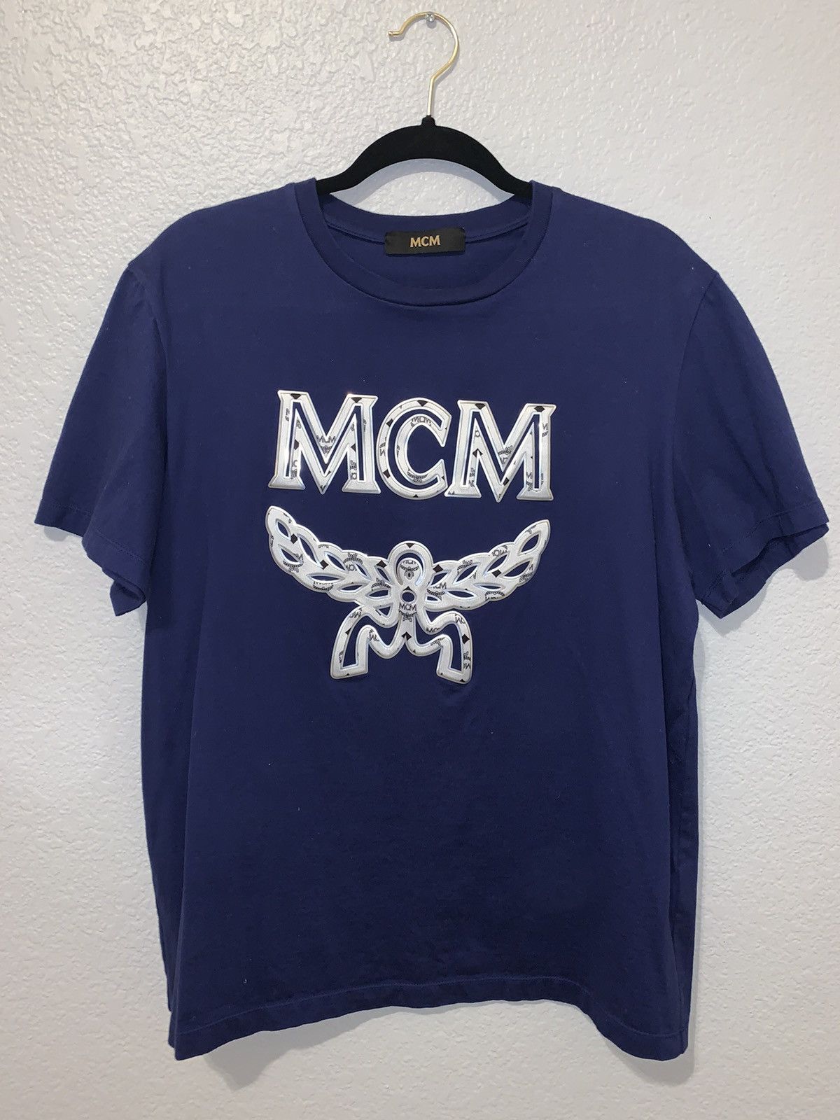 MCM MCM Monogram Logo T-Shirt | Grailed