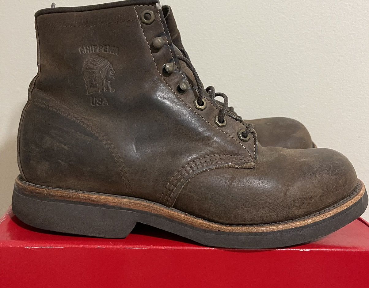 Chippewa Chippewa Men's 6" Rugged Handcrafted Boot sz 9EE Made In USA | Grailed