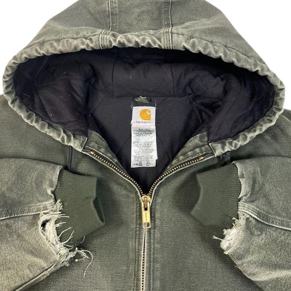 Vintage Vintage Carhartt J130 moss green work wear jacket | Grailed