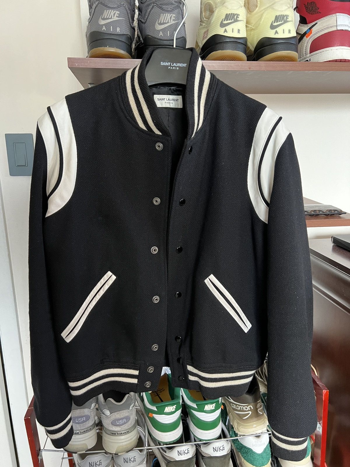 Saint Laurent Paris SLP 2019 Teddy Jacket | Grailed