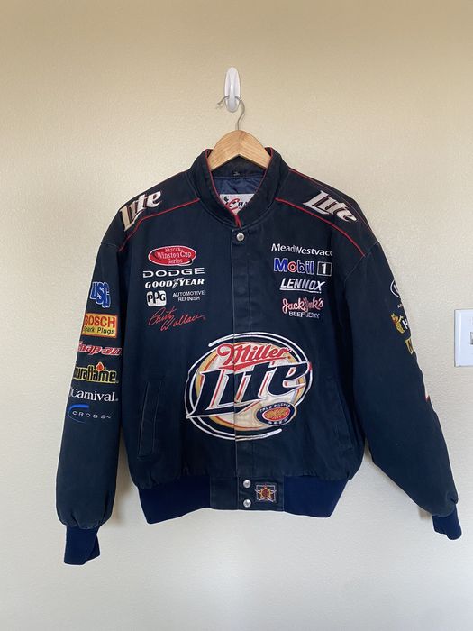 NASCAR Vintage Chase Authentics nascar Miller Lite Racing Jacket | Grailed