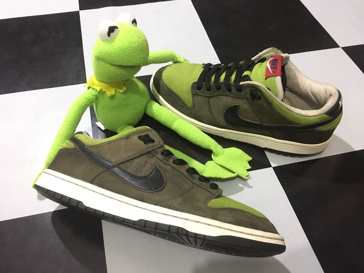 Nike × Vintage Rare Vintage Nike Dunk Low Pro Kermit 2004 | Grailed