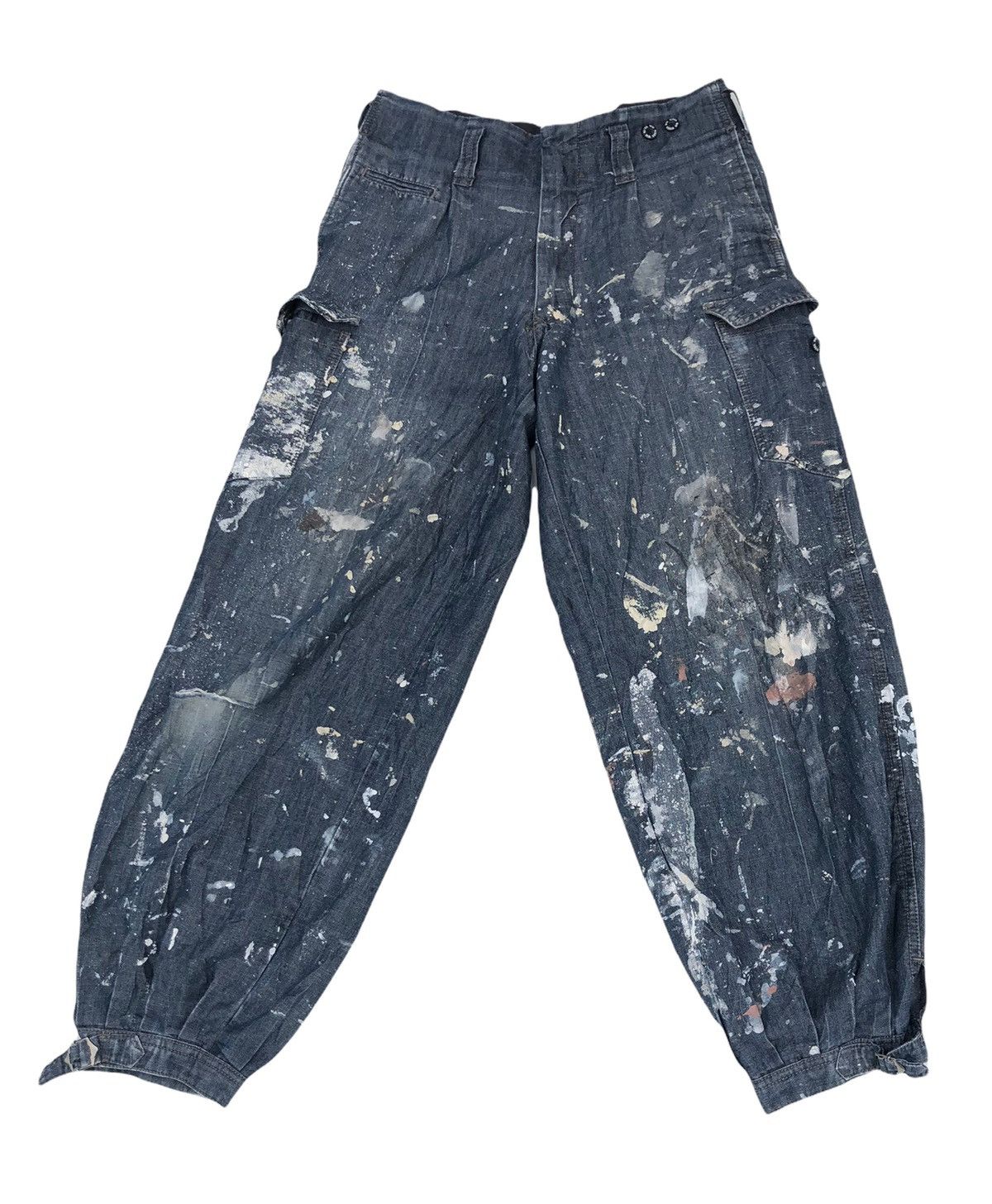 Japanese Brand 🔥Japanese WM Nikka Ballon Painted Denim Pants 🔥 | Grailed