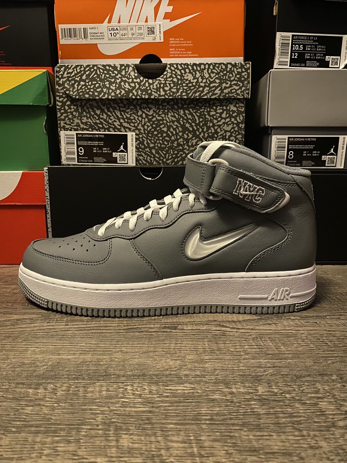 Nike Nike AF1 NYC Cool Grey | Grailed