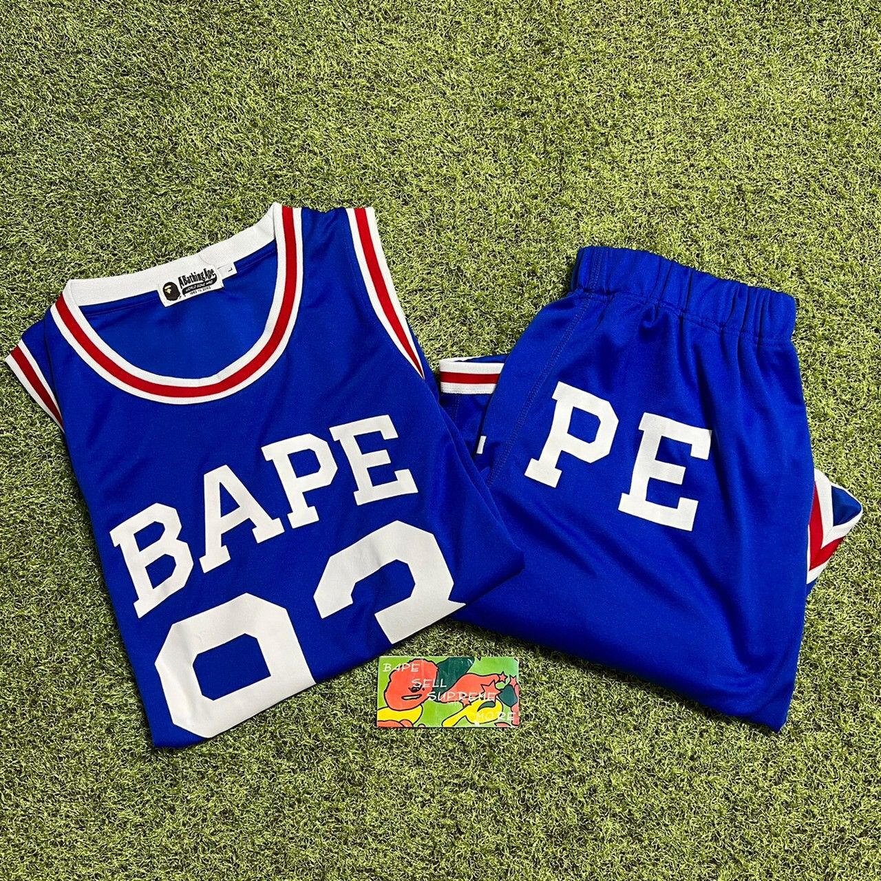 Bape BAPE basketball jersey set up | Grailed