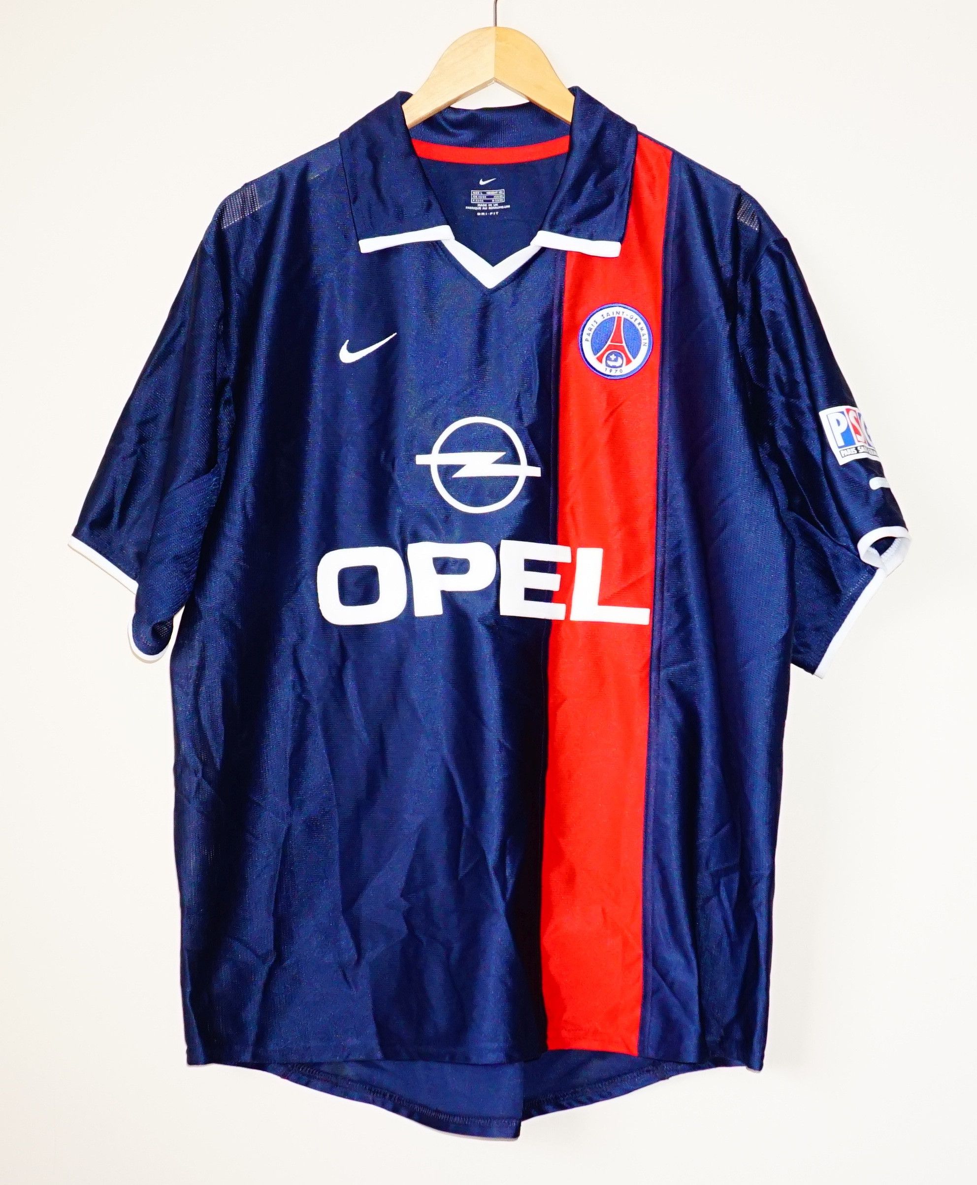 Nike Paris Saint Germain Nike 01-02 PSG Opel Football Shirt | Grailed