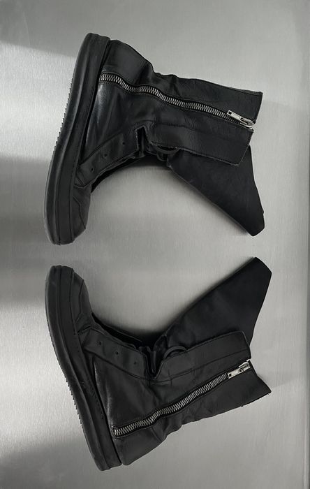 Rick Owens Rick Owens D-ring Laceless Ramones 2012 | Grailed