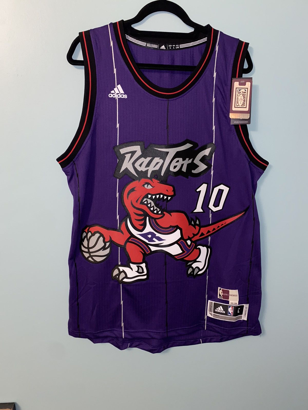 Adidas × NBA × Vintage Toronto Raptors NBA Throwback Jersey- DeMar ...
