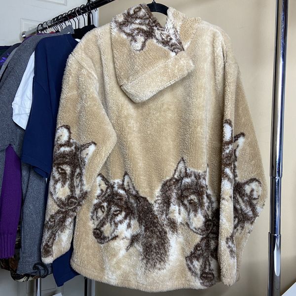Vintage Vintage American Wolves Fleece Jacket | Grailed