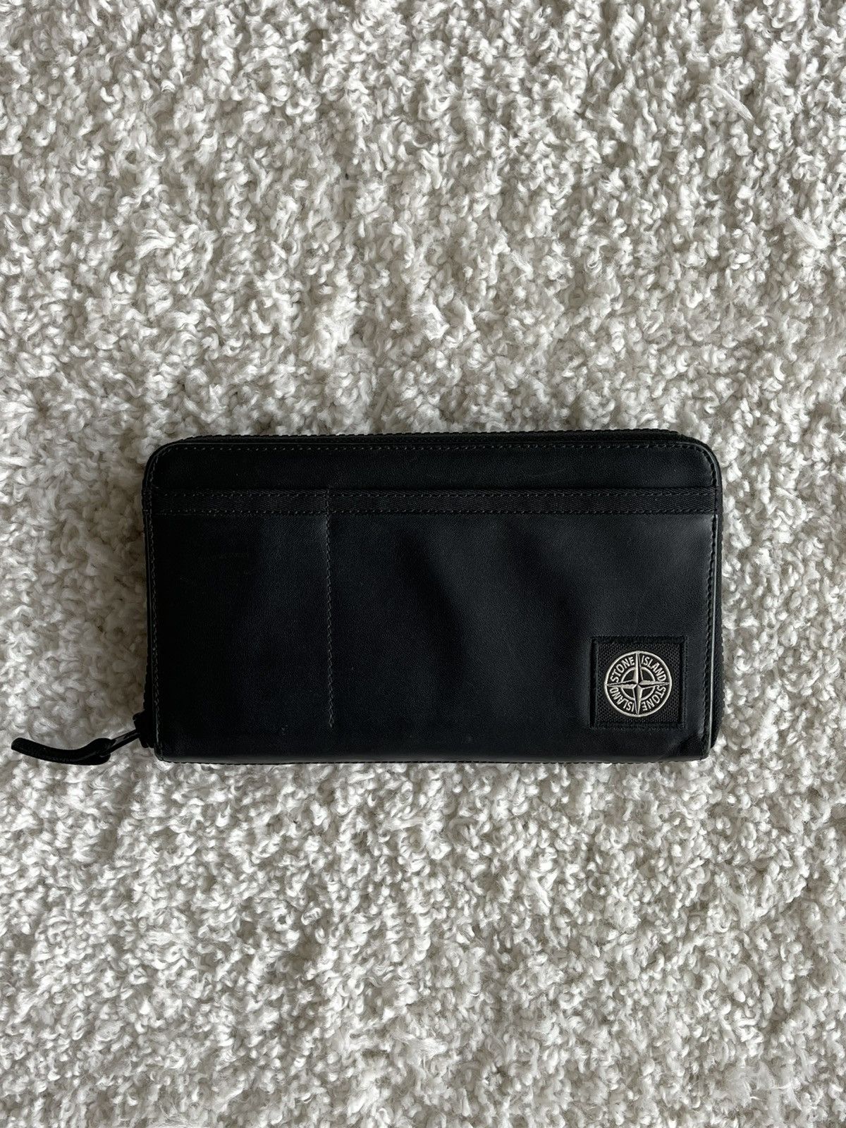 Stone Island Leather Wallet | Grailed