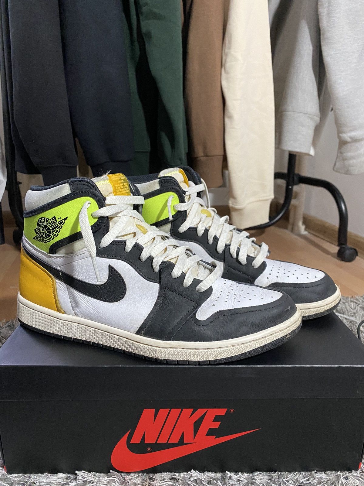 Jordan Brand × Nike Aj1 high volt | Grailed