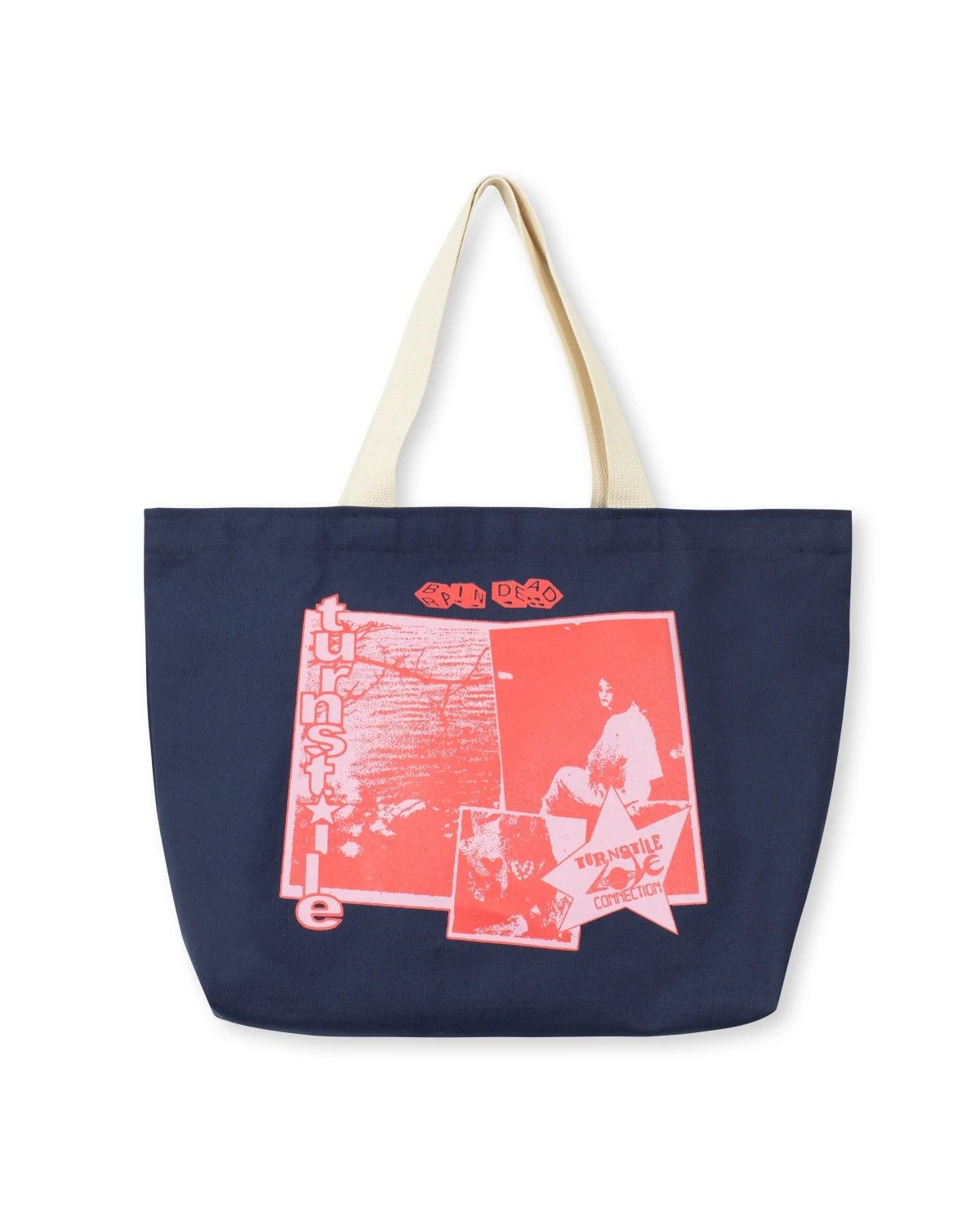 Brain Dead Brain Dead x Turnstile Tote - Navy | Grailed