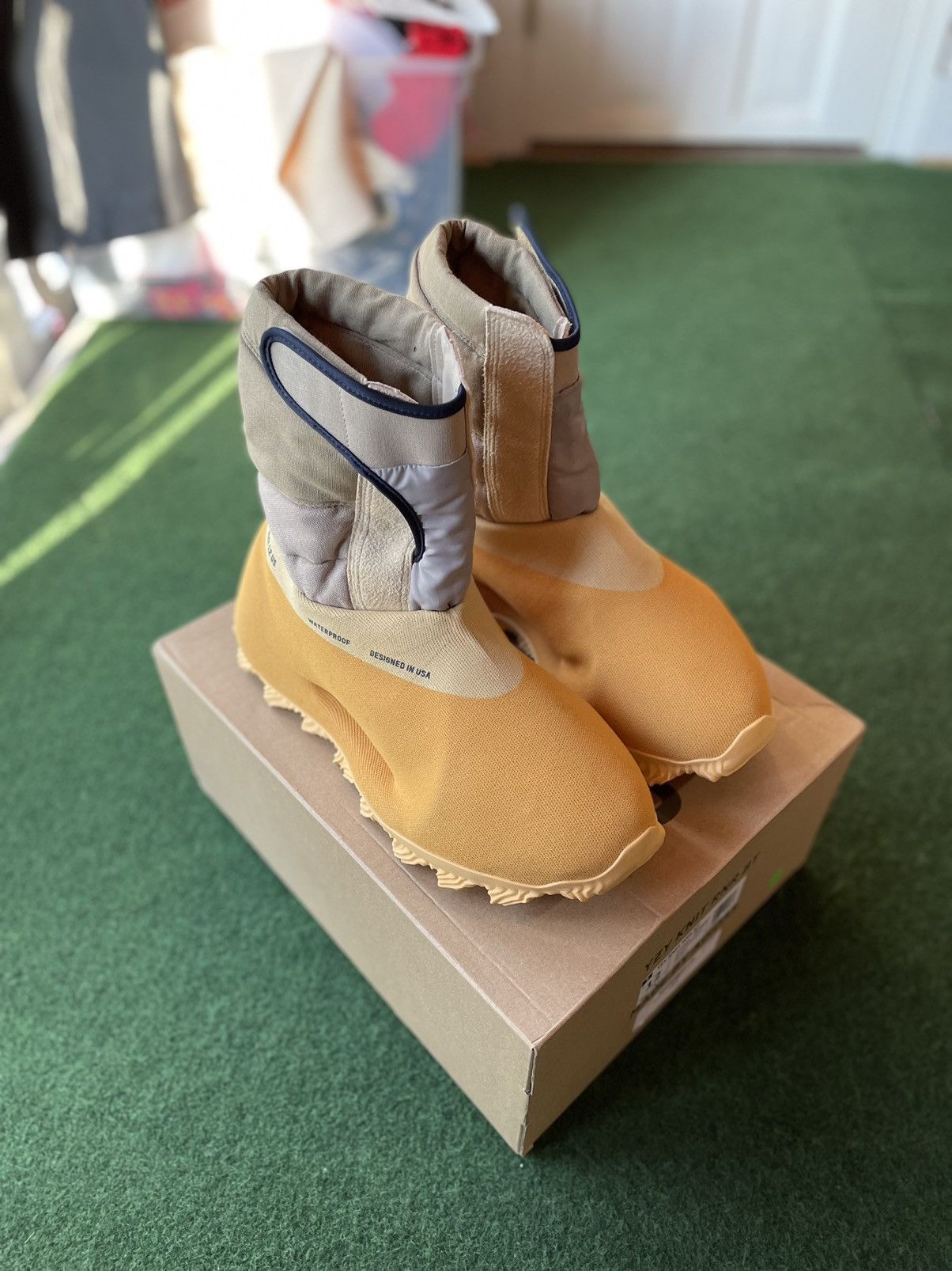 Adidas Yeezy Knit Runner Boot Sulfur 2021 | Grailed