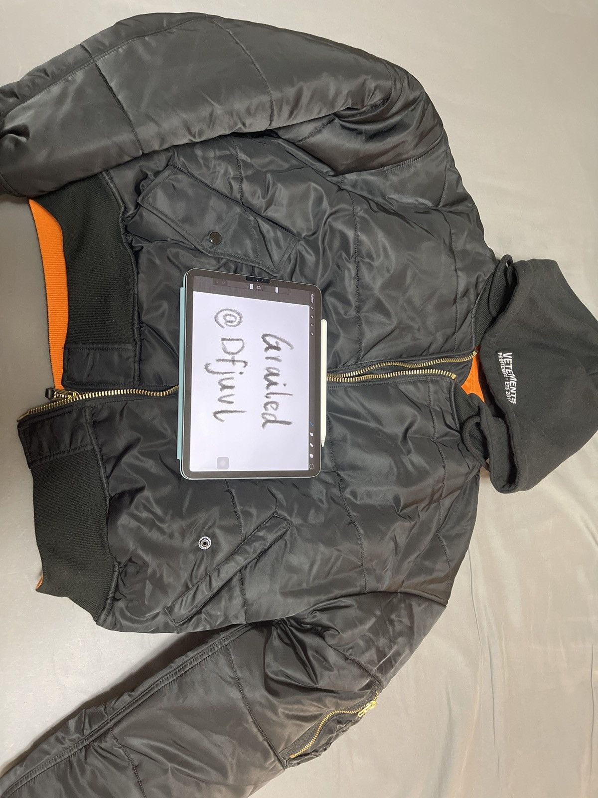 Alpha Industries × Vetements Vetements Alpha Industries Bomber Jacket 17fw | Grailed