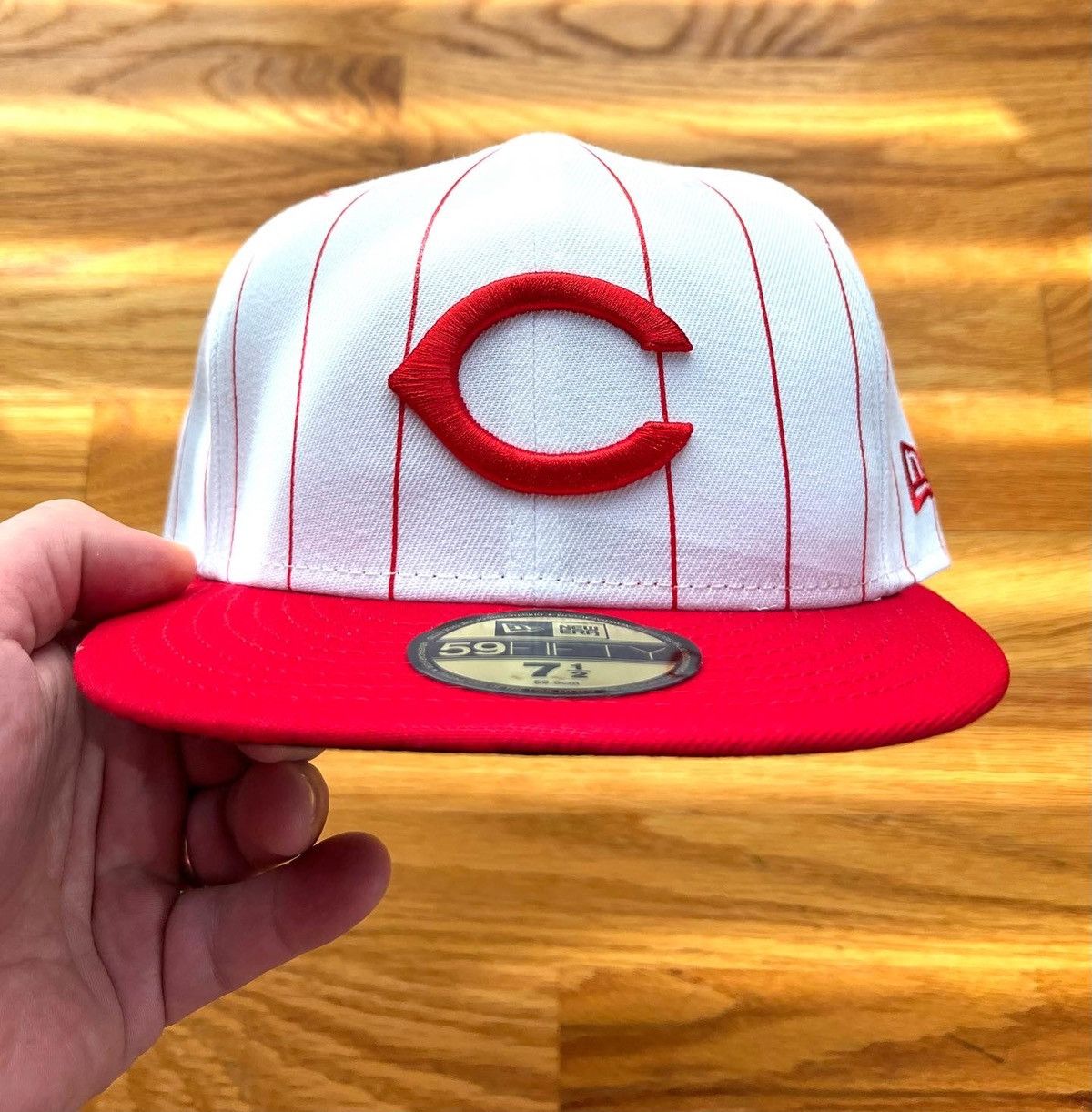 New Era New Era Cincinnati Reds White 1995 150th Anniversary 59FIFTY ...