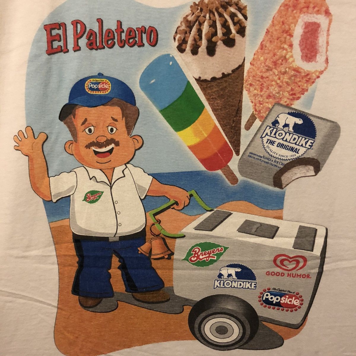 Streetwear × Vintage vintage rare,rave bootleg El Paletero “ice cream ...