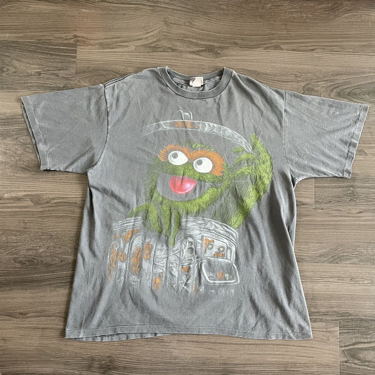 Disney × Movie × Vintage 90s Oscar The Grouch Sesame Street TV Single ...