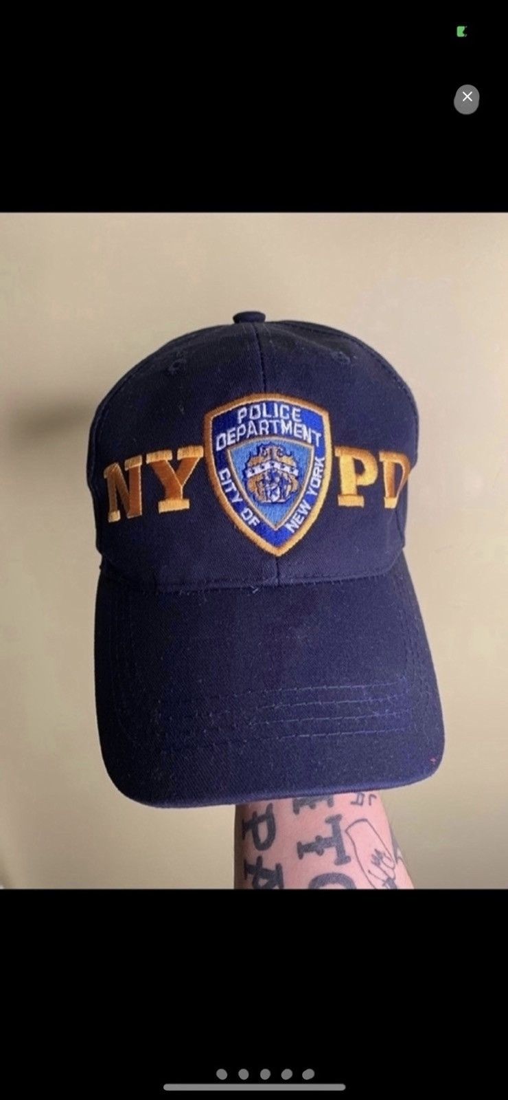 Vintage ***FINAL DROP***RARE OG NYPD merch Velcro cap | Grailed