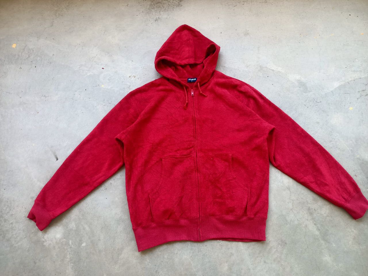 Japanese Brand × Uniqlo Red Uniqlo Hoodie jacket | Grailed