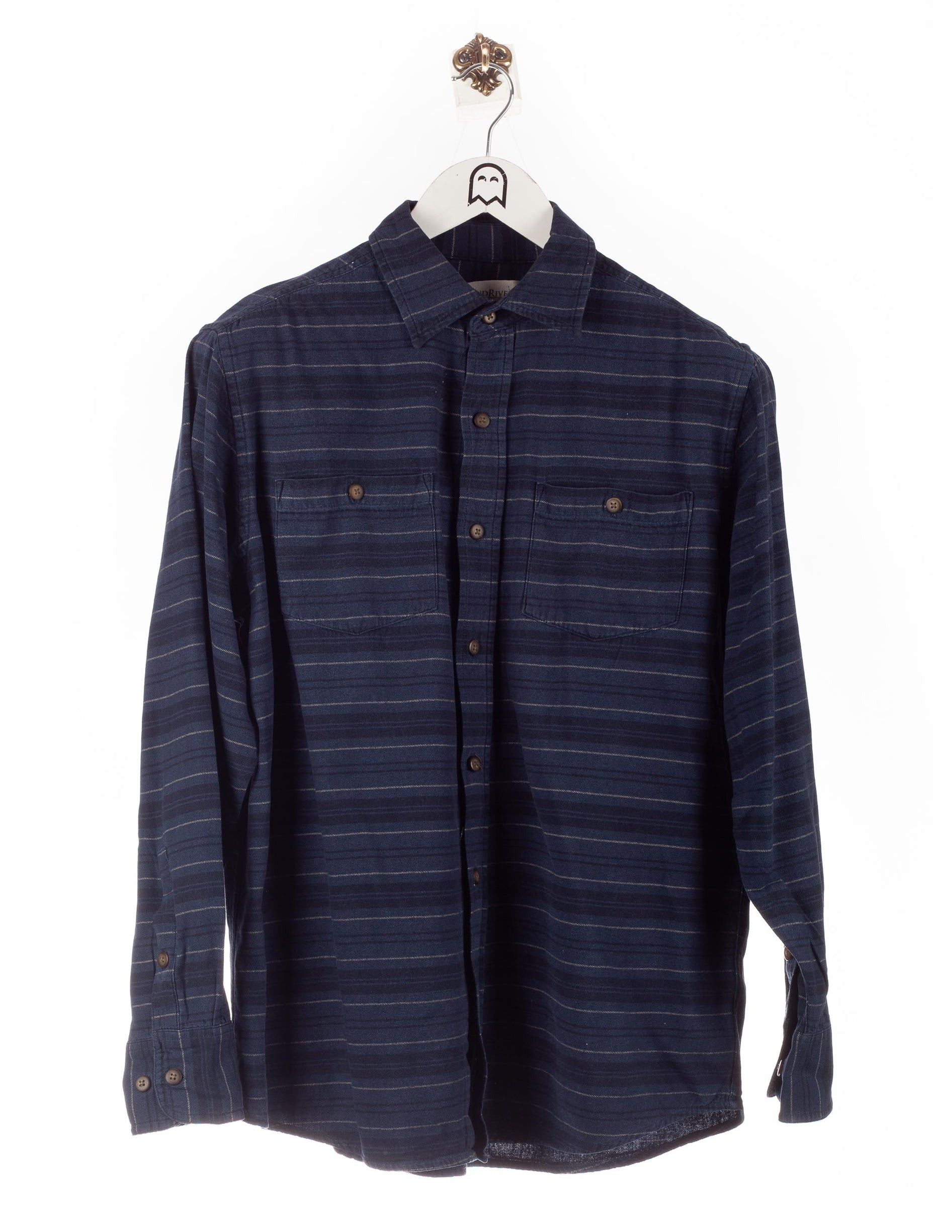 Windriver Vintage WindRiver Flannel Shirt Basic Look Blue/Striped | Grailed