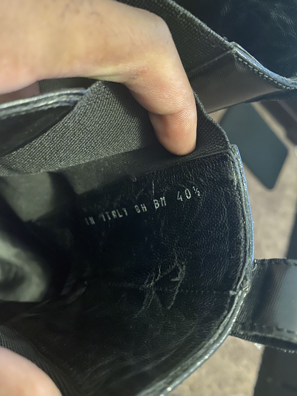 Dior Kris van Assche 2008 Chelsea boots | Grailed