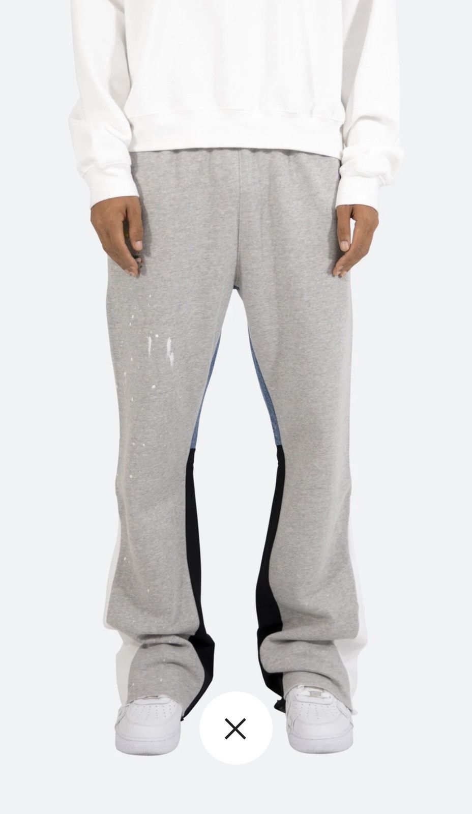 Vintage Mnml Flared Gallery Dept Style Sweatpants Grailed