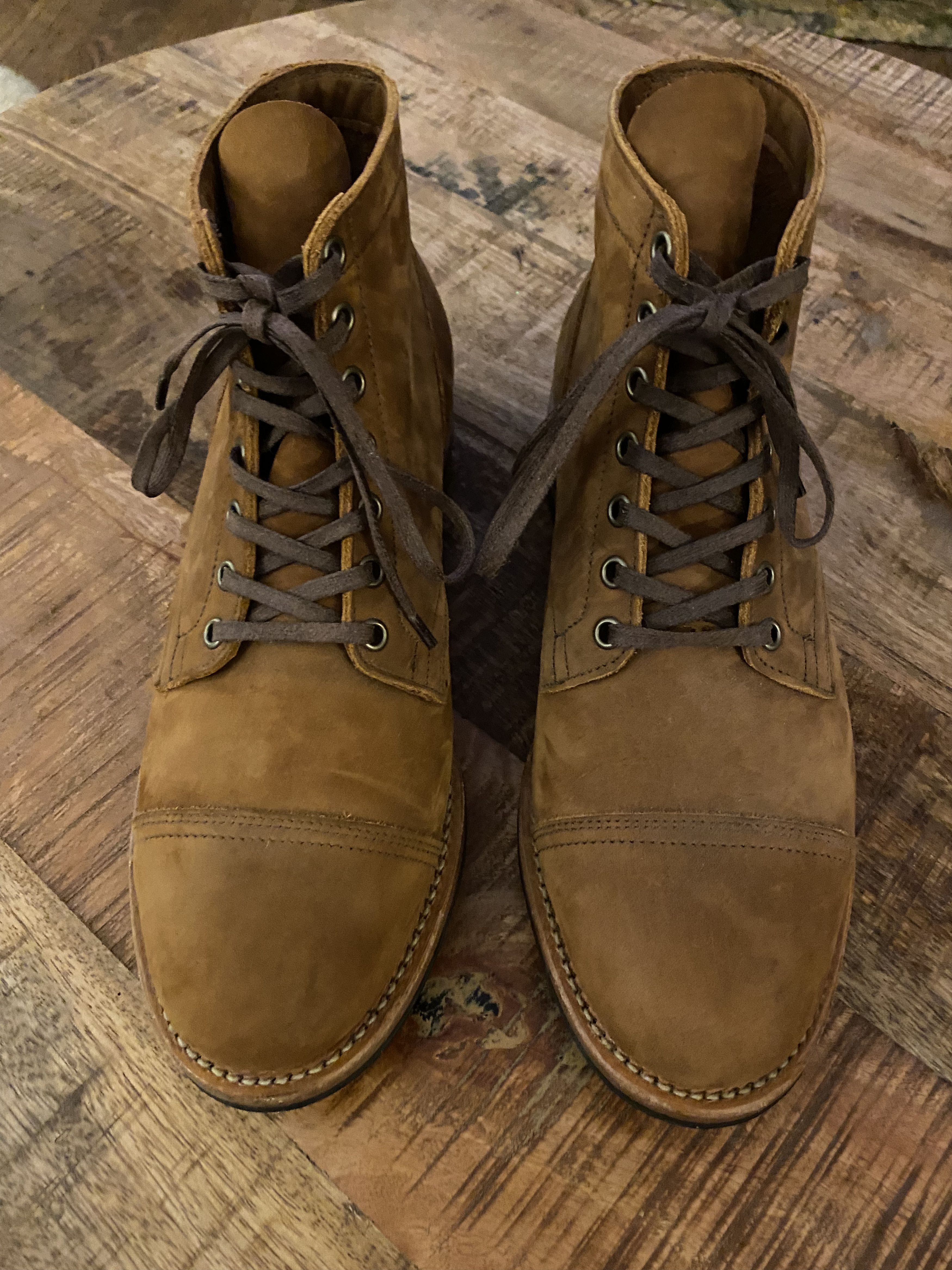 Viberg Viberg 2030 aged bark chamois captoe | Grailed