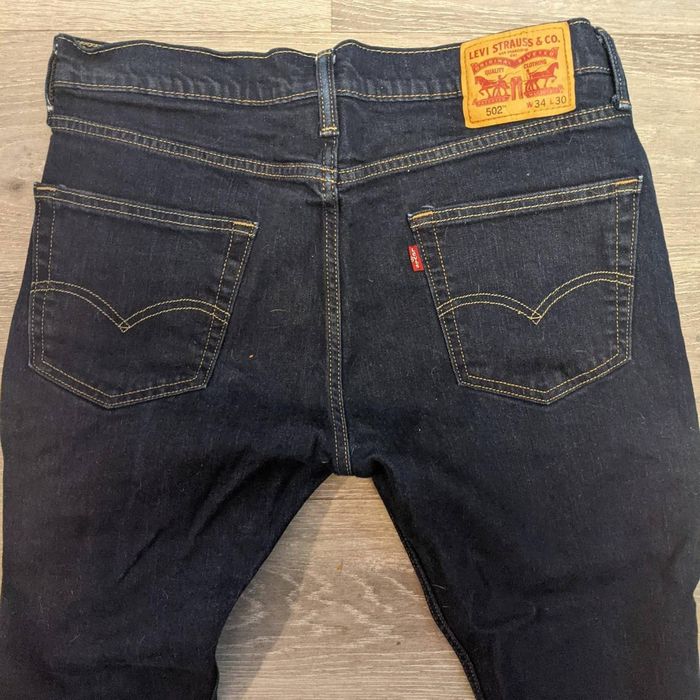 Levi's Levis 502 blue denim jeans | Grailed