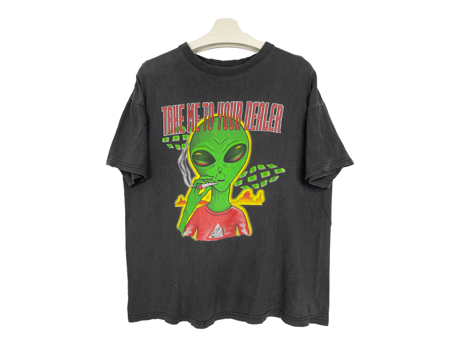 Vintage Alien Take Me To Your Dealer Streetwear Vintage T-Shirt | Grailed