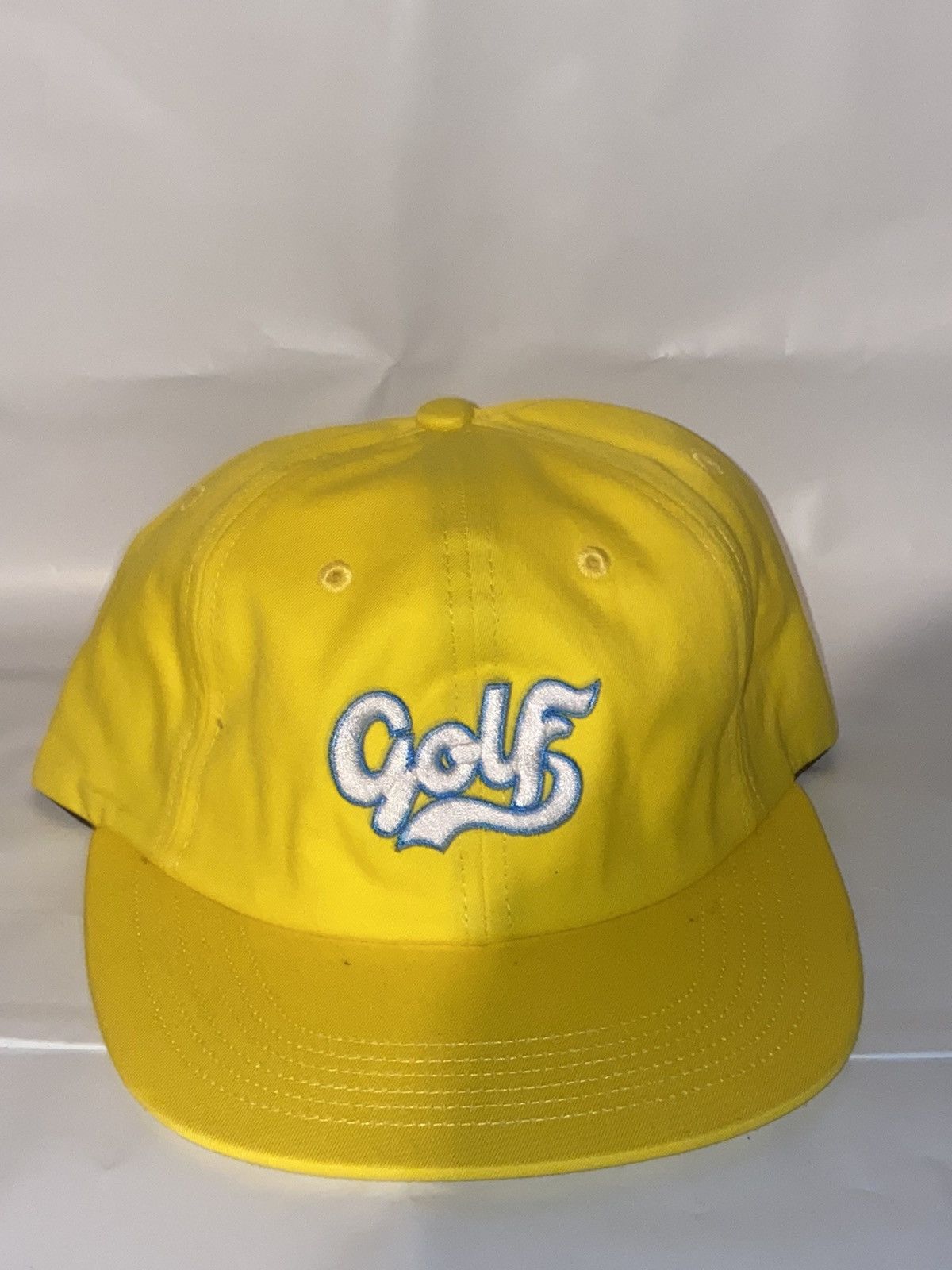Golf Wang Golf Wang Cursive Hat Yellow | Grailed