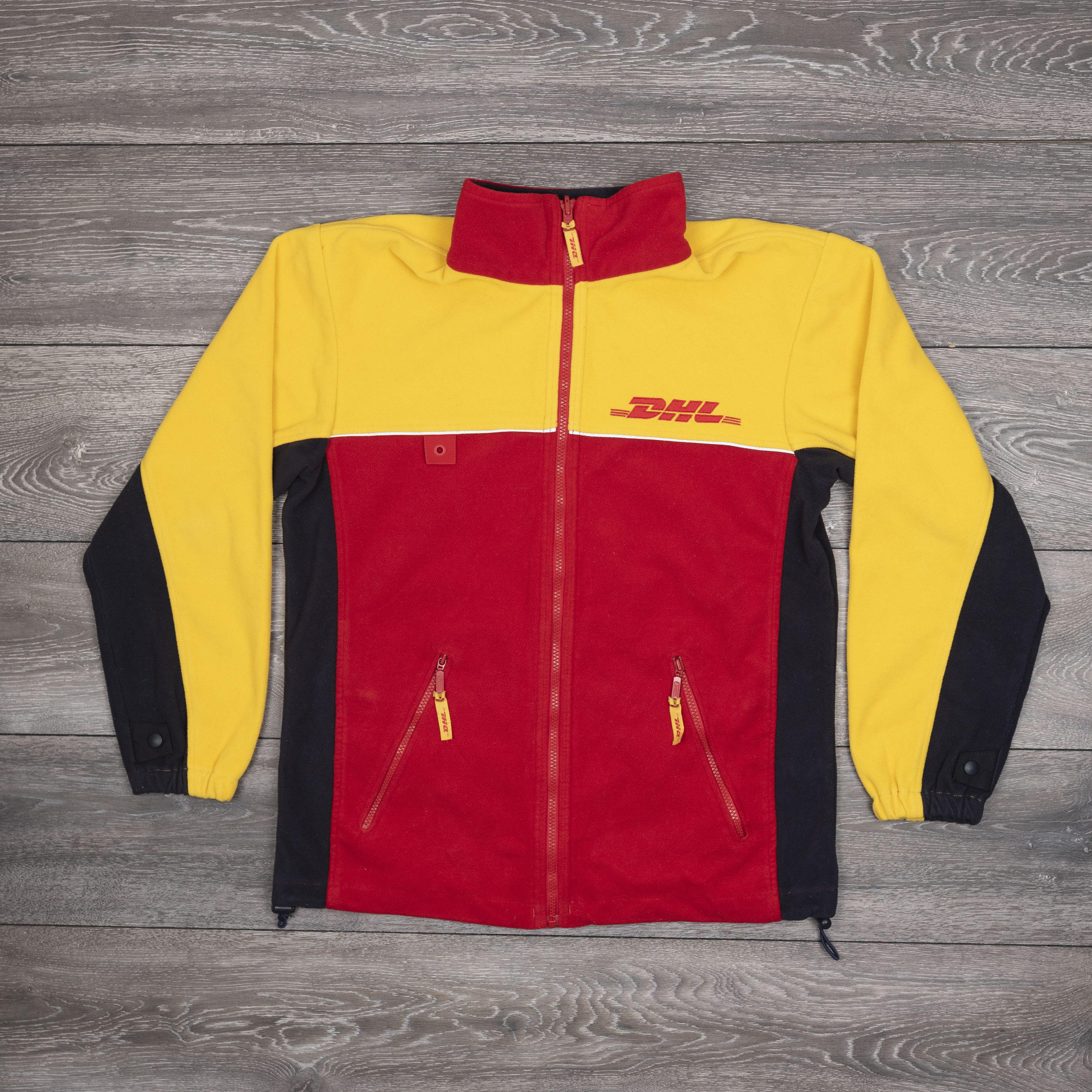 DHL × Streetwear × Vintage Rare DHL Flceece Vintage | Grailed