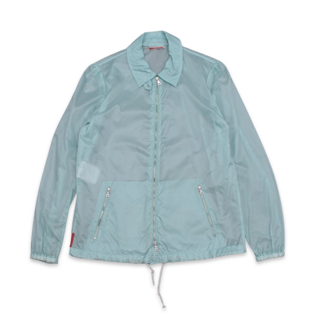 Vintage Prada Sport 90’s Nylon Red Label Transparent Jacket W’s | Grailed