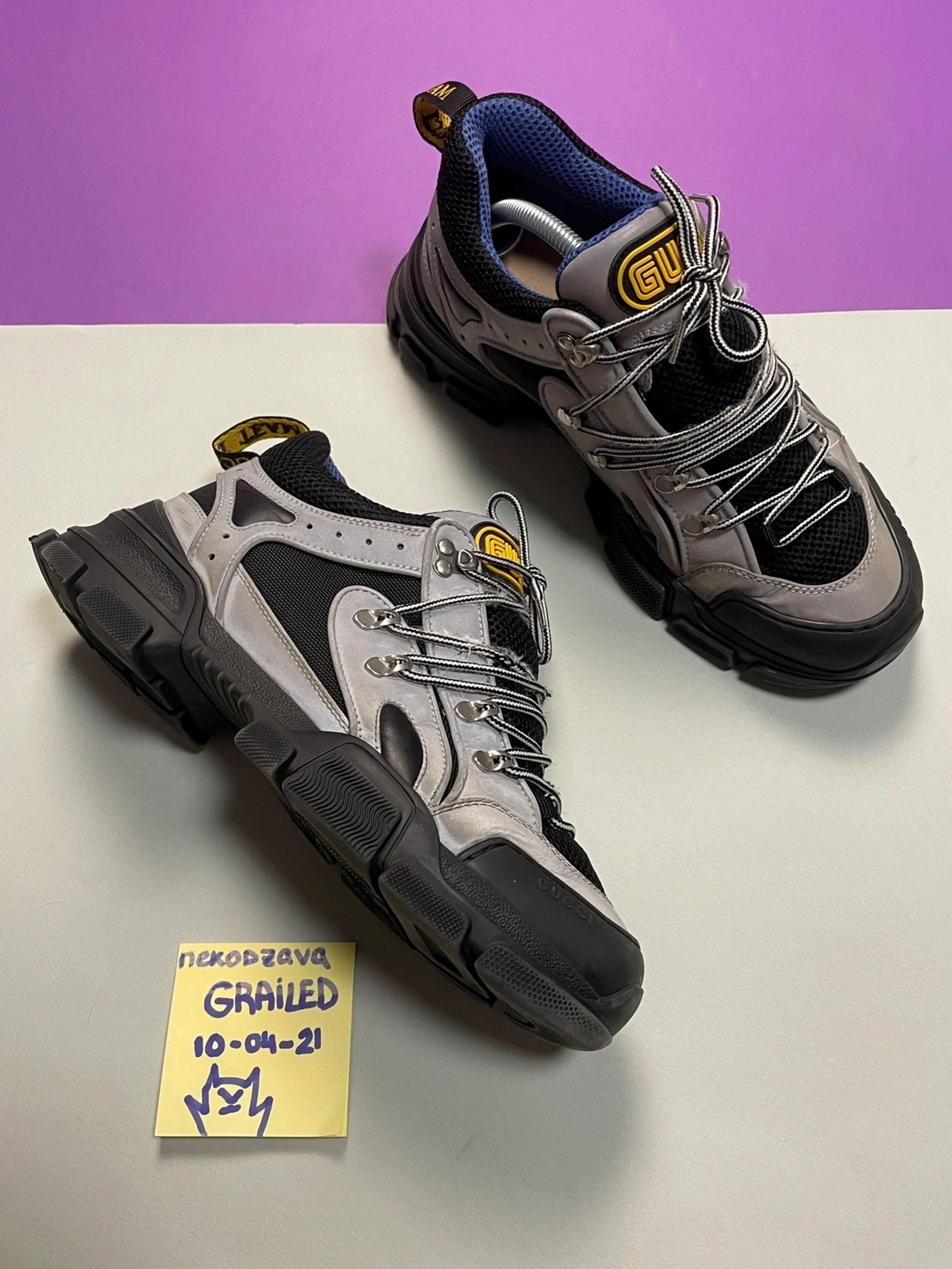 Gucci Flashtrek Low Reflective Grey | Grailed