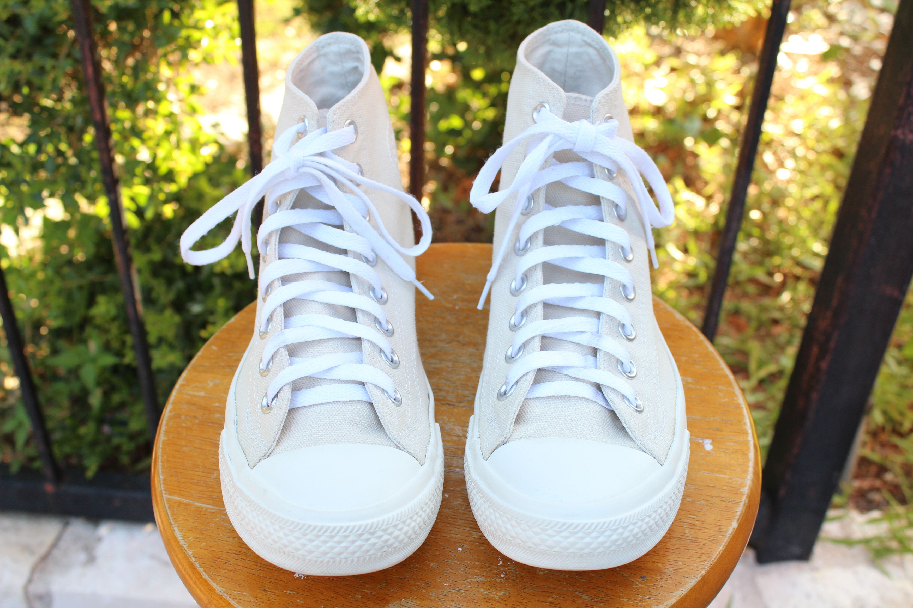 Comme des Garcons × Converse CDG High Tops Cream White Little Heart OG ...